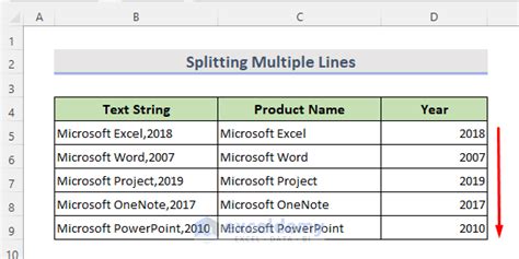 How To Split One Column Into Multiple Columns In Excel