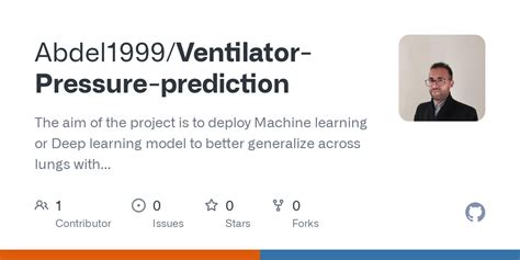 Github Abdel1999ventilator Pressure Prediction The Aim Of The Project Is To Deploy Machine