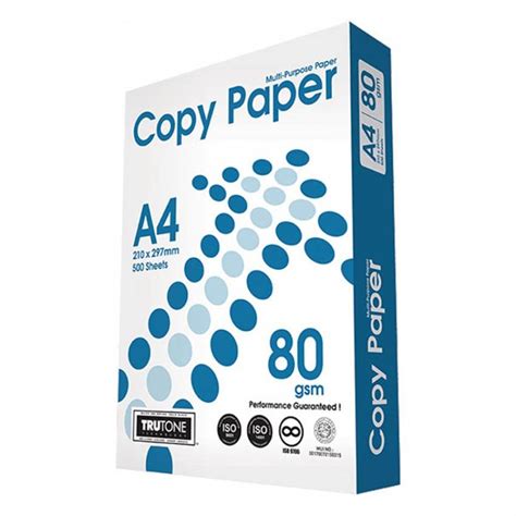COPY Paper A4 SIZE WHITE PHOTO COPY PAPER 80G OfficePlus Stationery