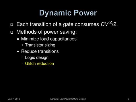 PPT Low Power CMOS Design PowerPoint Presentation Free Download ID 186956