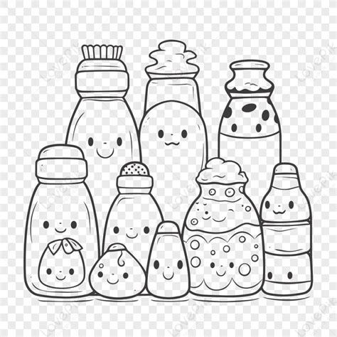 Milk Bottle Coloring Pages 2025