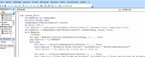 [xl 2013] ajout de sous menu a un menu macros et vba excel