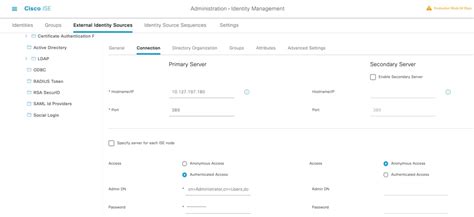 Ise Role Based Access Control With Ldap Cisco
