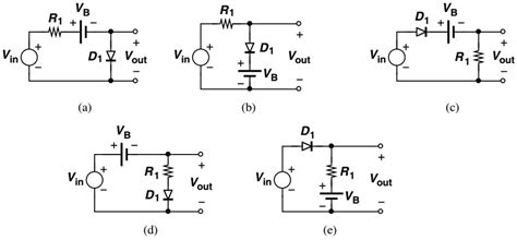 R1 1 Vb R1 Vb D1 1 D1 Vin D1 Vout Vin Vout Vin R