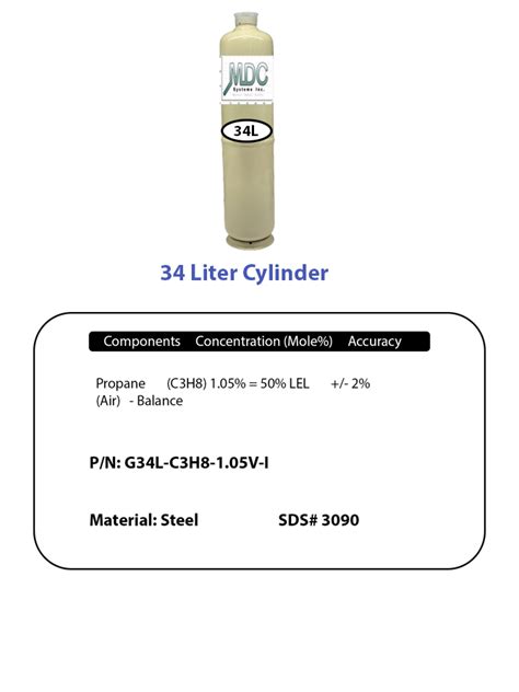 Propane C3h8 Mdc Systems
