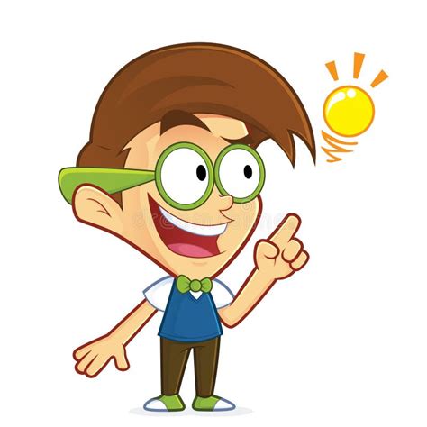 Nerd Geek Creative Idea Stock Vector Illustration Of Genius 78582769