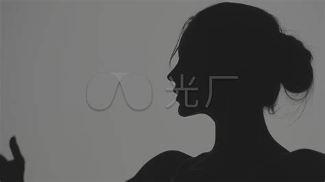 欧美模特侧脸剪影2048x1152高清视频素材下载编号6219427实拍视频光厂vj师网