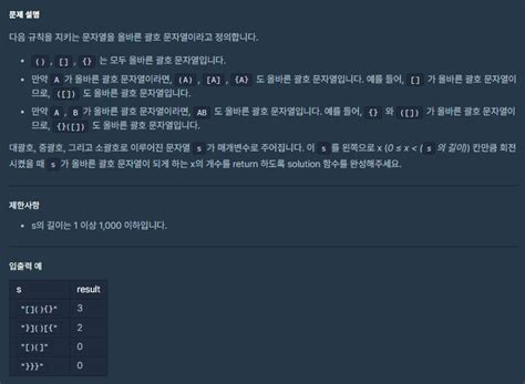 프로그래머스 괄호 회전하기 JavaScript
