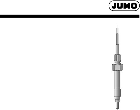Jumo 902090 Screw In Melt Rtd Temperature Probe Data Sh User Manual