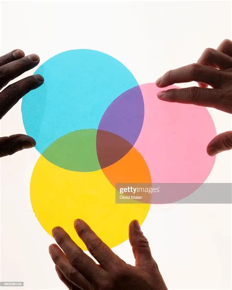Three Coloured Circles On A Lightbox Forming A Venn Diagram Venn Diagram Diagram Design Diagram