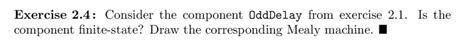 Solved Exercise 24 Consider The Component Odddelay From