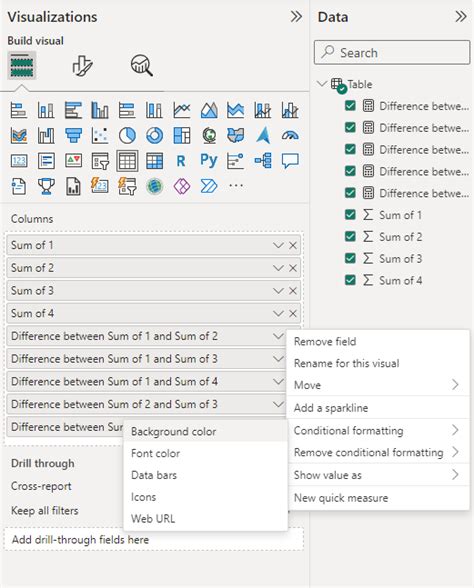 Calculate Difference Between Multiple Columns And Microsoft