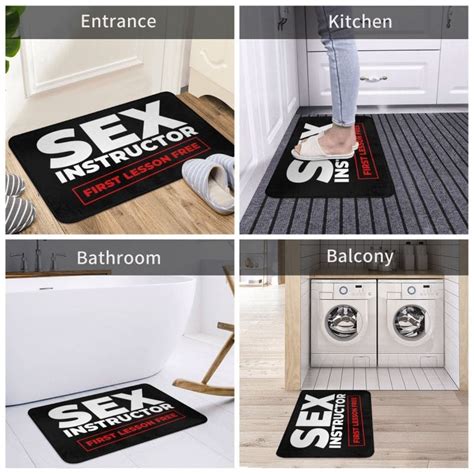 Sex Instructor Floor Door Mat Mdrnized Com