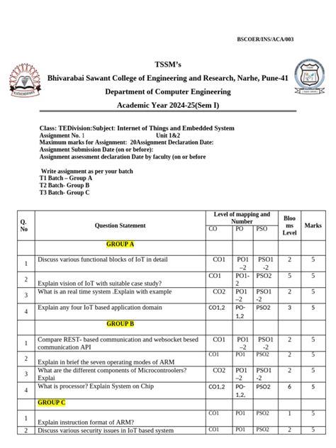 Assignment 1 Iotes Pdf Computing Computer Engineering