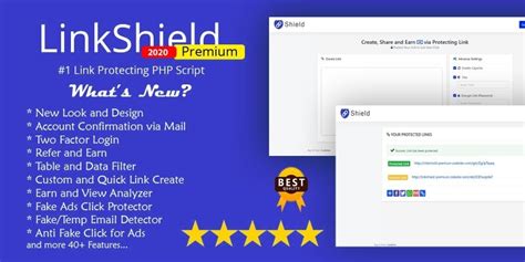 Linkshield Premium Php Script By Rohitchouhan Codester