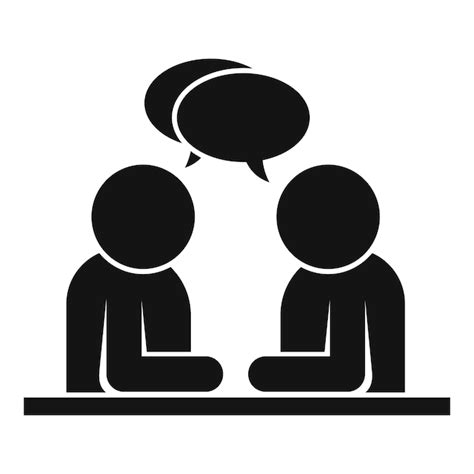 Premium Vector Interpreter Translator Icon Simple Illustration Of