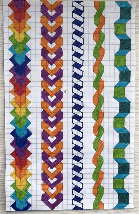 Узоры По Клеточкам В Тетради Красивые 67 фото