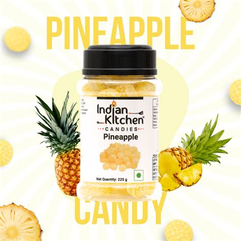 Indian Kitchen Pineapple Candy 225g