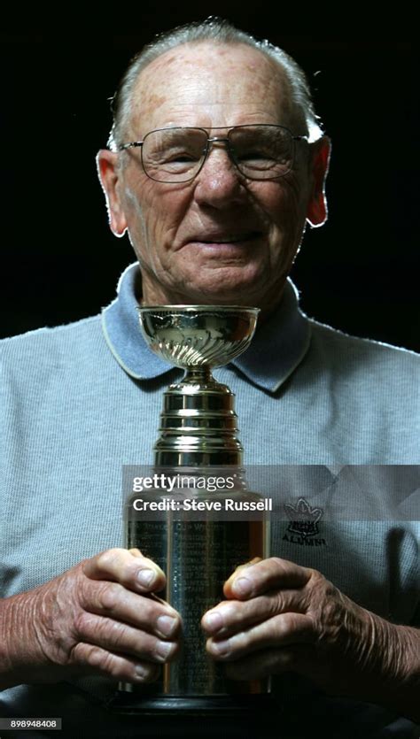 Mississauga On October 5 Toronto Maple Leafs Legend Johnny Bower