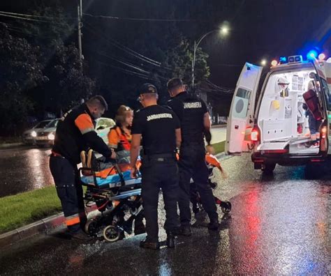 Accident rutier pe bulevardul Gării în Focșani Pieton de sex feminin vârstă ani acroșat de