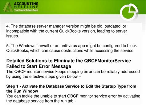 Ppt Quickly Fix Qbcfmonitorservice Not Running On This Computer Issue Powerpoint Presentation
