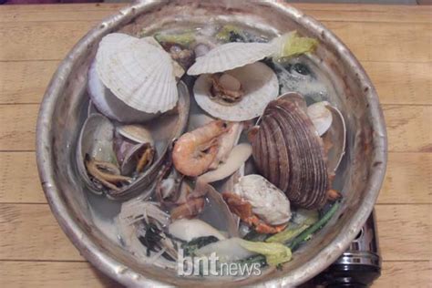 조개왕탕으로 추위 이겨내요 Bnt뉴스