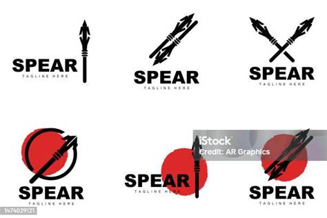 창 로고 장거리 던지기 무기 대상 아이콘 디자인 제품 및 회사 브랜드 아이콘 그림 검에 대한 스톡 벡터 아트 및 기타 이미지 검 검투사 고대의 Istock