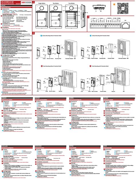 Ud20197b C Baseline Multi Lingual Video Intercom 8 Series Villa Door Station Qsg V2 2