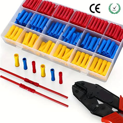 300개 전기 절연 버트 커넥터 전선 접합 및 연결용 자동차 전선 압착 단자 Temu Republic Of Korea
