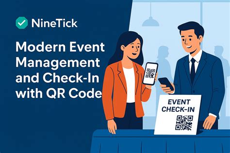 Qr Code Ninetick A Modern Qr Code Based Guest Management And Event Check In Solution