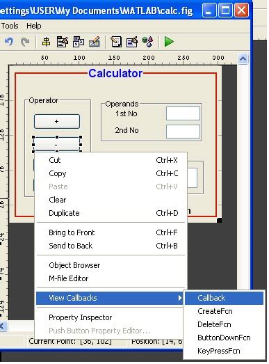 Calculator In Matlab GUI Telecommunication And Electronics Projects
