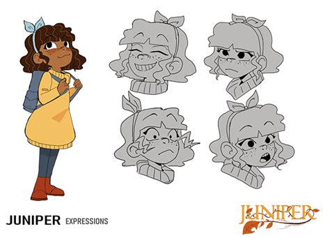 Juniper Character Design On Behance