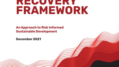 Vanuatu National Disaster Recovery Framework An Approach To Risk Informed Sustainable