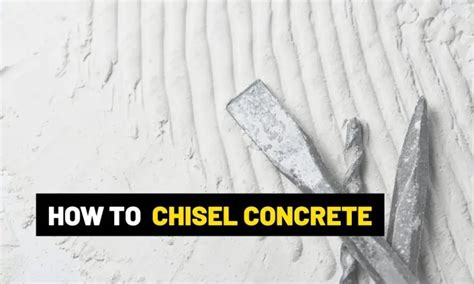 Different Tools To Chisel Concrete By Hand And With Power Tools