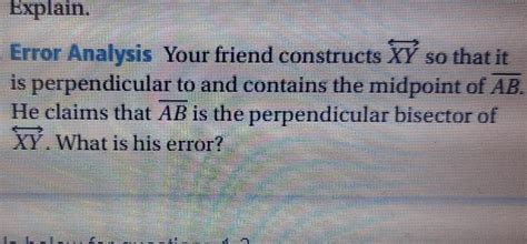 Solved Explain Error Analysis Your Friend Constructs XÝ