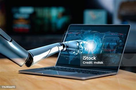 미래는 여기에 있습니다 인공 지능 비즈니스의 진화 고객 지원 혁신 Ai 비서가 대화형 Ai로 변화하는 방법 첨단 통신 기술을 실현하는 열쇠 0명에 대한 스톡 사진 및 기타