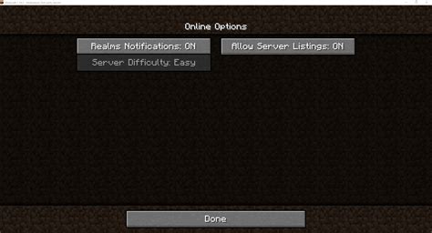 Difficulty Settings Issue Rminecraft