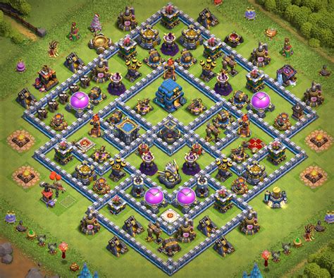 Antly Thoughts On My Nearly Maxed Th12 Base Design Suggestions Welcome R Clashofclans