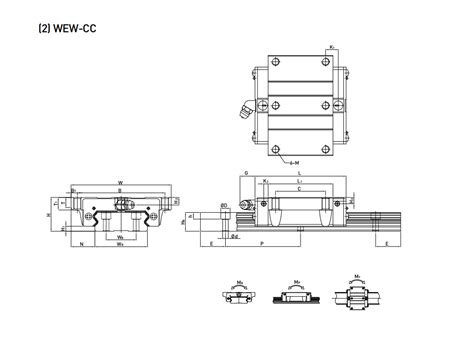 Hiwin Wew17cc Linear Guide Precise Linear Guide Bearing Linear Guide Rail Linear Slide Rail