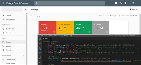 Extracting Index Coverage Report Stats In Bulk From Search Console Using Nodejs