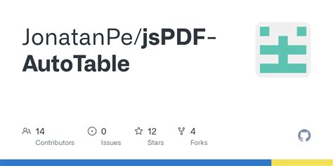 Github Jonatanpejspdf Autotable