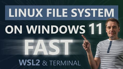 Accessing The Linux File System On Windows 11 With Wsl2 Youtube
