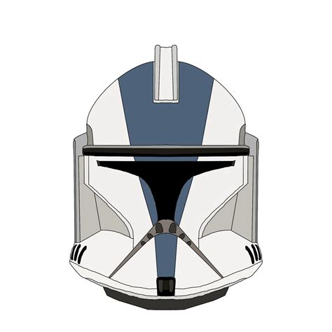 Clone Trooper Helmet Drawing
