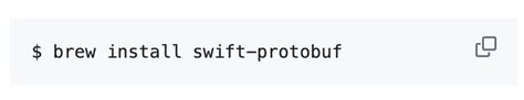 markdown shell commands copy usability in docs · issue 1435 · apple swift protobuf · github