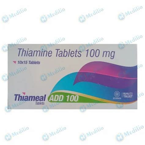 Thiamine 100 Mg Tablets At ₹ 7490stripe Thiamine Tablet In Surat