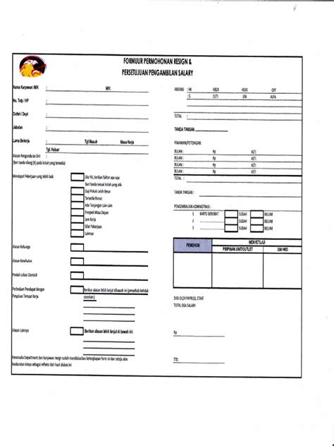 Surat Resign Pdf