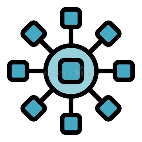 Network Hub Connecting Multiple Devices With Secure Data Transfer Stock