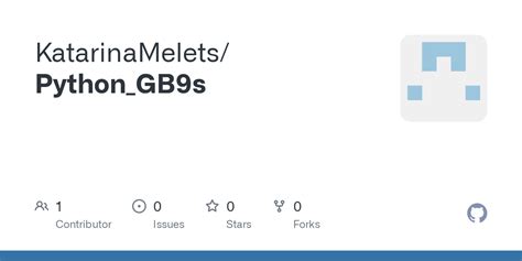 Github Katarinameletspythongb9s