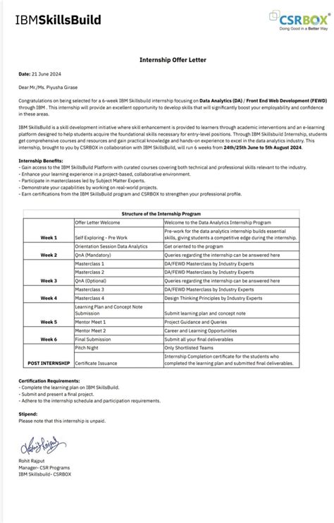 Piyusha Girase On Linkedin Internship Dataanalytics Frontenddevelopment Ibmskillsbuild