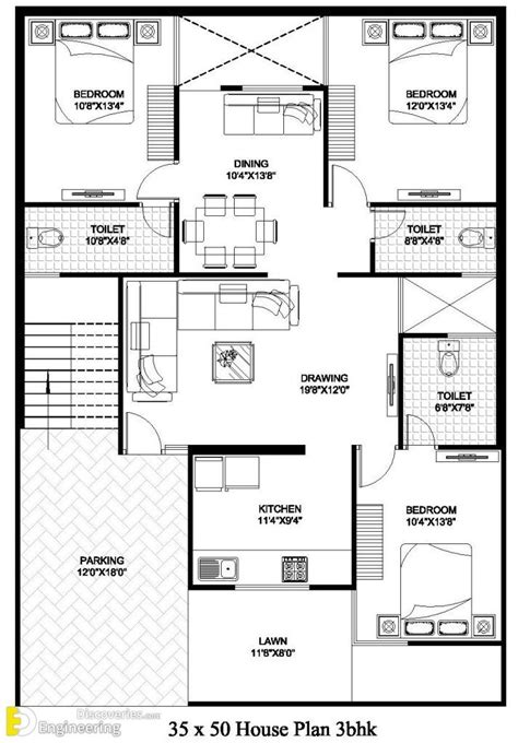 Low Budget Modern 3 Bedroom House Design 4b4 In 2025 Building House Plans Designs House Plans